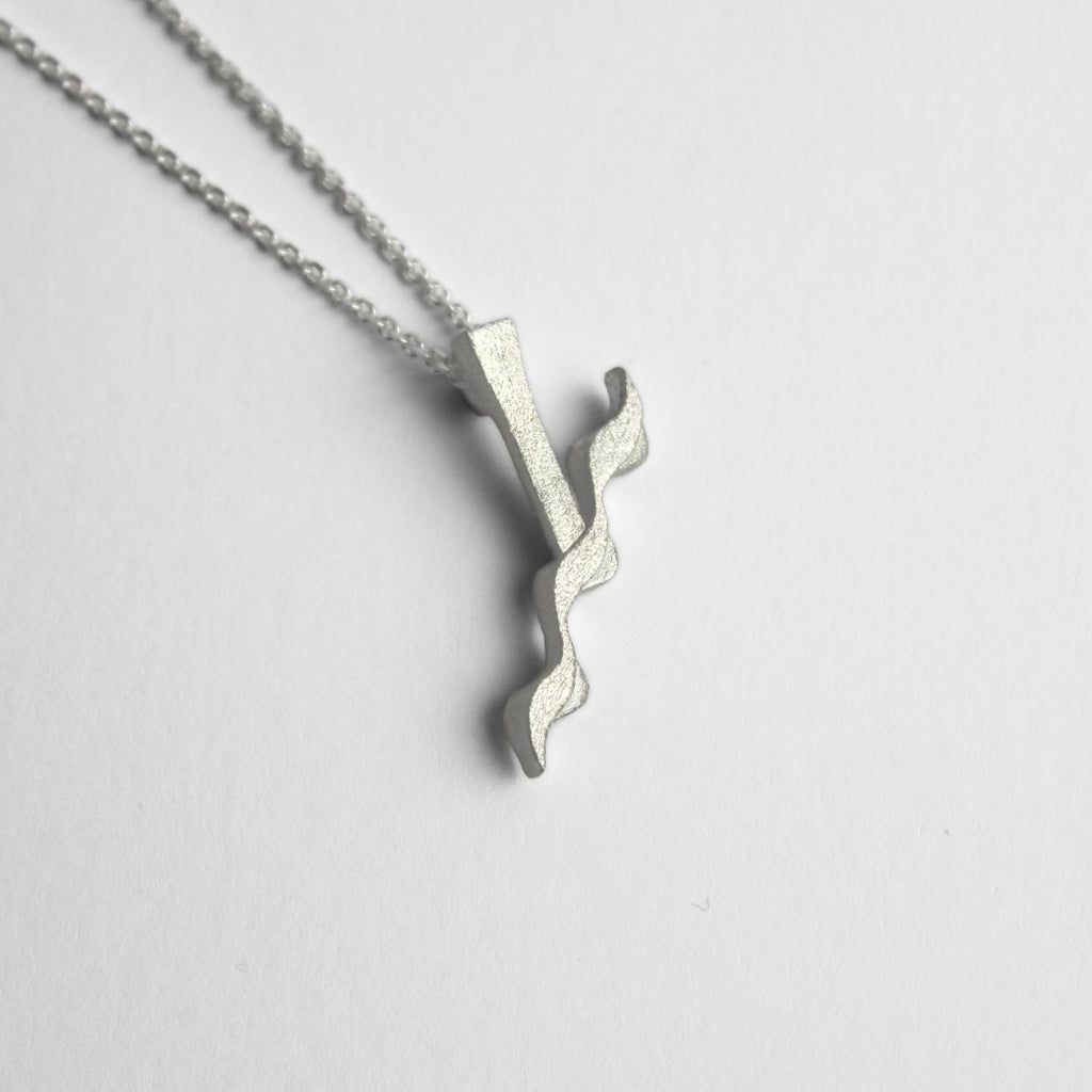 Glissando: Medium Silver Pendant – Mari Thomas Jewellery