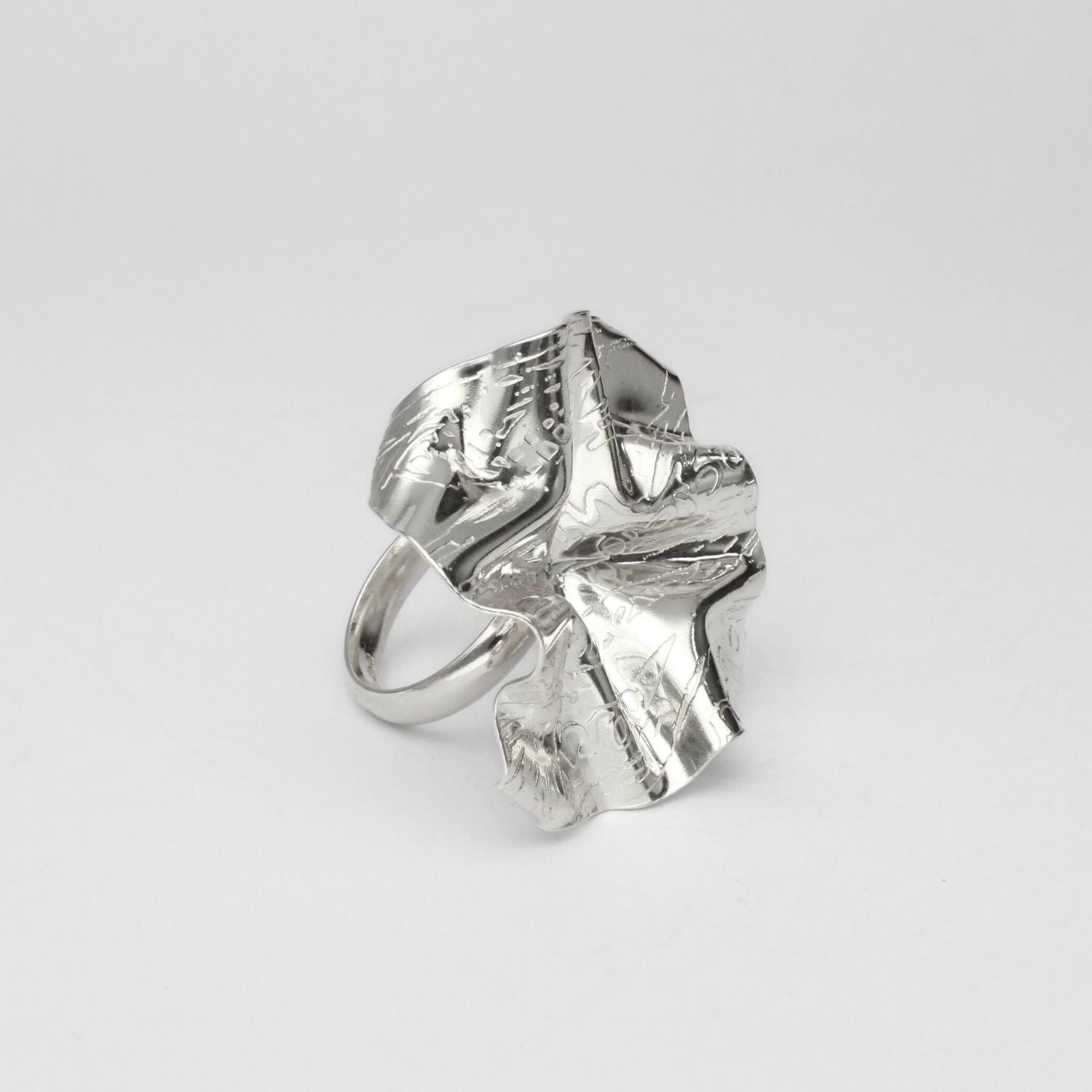 Decorative Concepts: Large Silver Statement Ring – Mari Thomas Jewellery